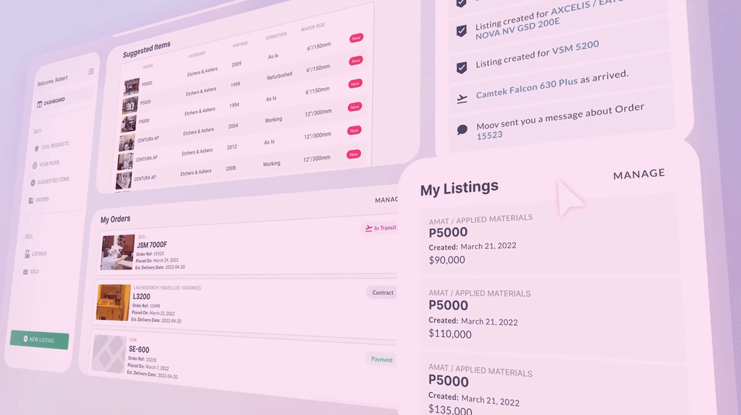 Used Semiconductor Equipment Marketplace | Moov